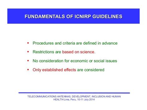 Icnirp Criteria