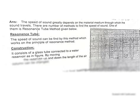 SOLUTION How To Measure Speed Of Sound Using Resonance Method Studypool