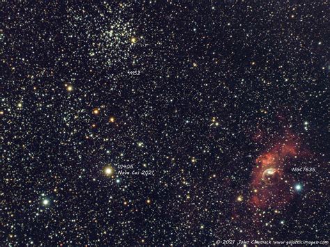 A Bright Nova In Cassiopeia V1405 Nova Cas 2021 Update Galactic Images