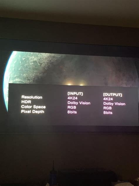 are these normal color space and pixel depth when outputting dolby