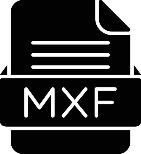 MXF File Format Line Icon 28643202 Vector Art At Vecteezy
