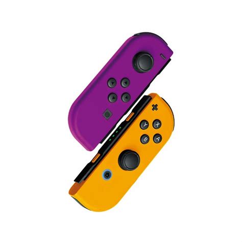 จอยเล่นเกม Nintendo Switch Joy Con Controllers Neon Purple Neon Orange