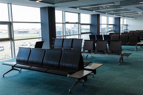 낮에 빈 공항 터미널 대기실 스톡 사진 0명에 대한 스톡 사진 및 기타 이미지 0명 건축 게이트 Istock