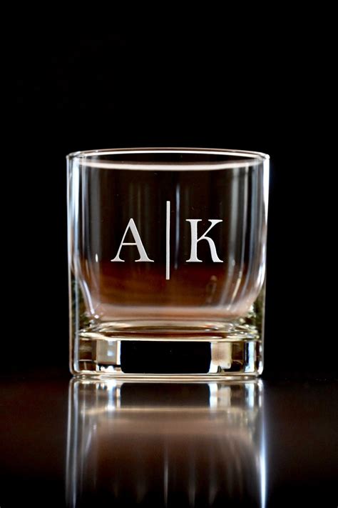 Personalized Whiskey Glass Groomsmen Proposal Engraved Custom Scotch