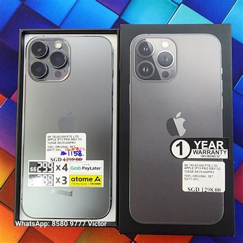 Apple Iphone 13 Pro Max 5g 256gb 299 X4 Grabpaylater Battery Health