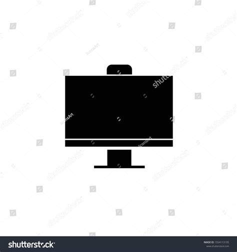 Modern Computer Monitor Display Blank Screen 스톡 벡터로열티 프리 1554113195