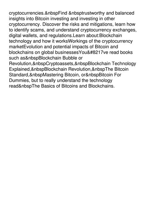 Ppt Pdfread The Basics Of Bitcoins And Blockchains An Introduction