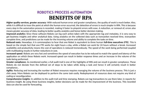 Robotic Process Automation Basic Concepts Techniques Pptx