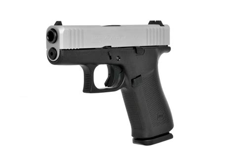 Pistole Glock 43x Silver Slide Slim Siegert