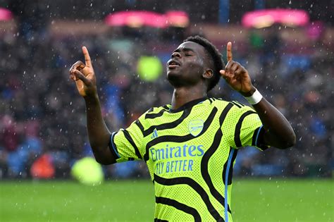 Bukayo Saka Helps Arsenal Break Premier League Club Record With 13 Games To Spare As Gunners Run