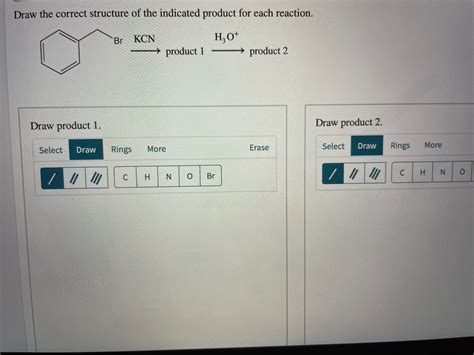 Draw The Correct Structure Of The Indicated Product For Each Of The