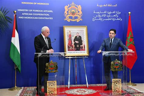 بوريطة يؤكد على دعم المغرب غير المشروط للحقوق الشرعية للشعب الفلسطيني