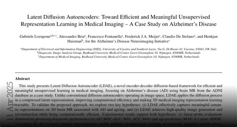 paper page latent diffusion autoencoders toward efficient and