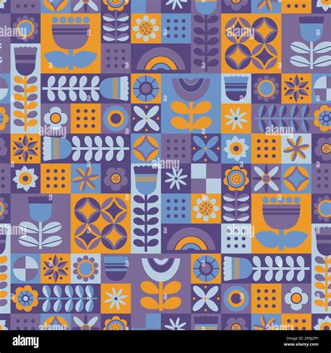 Modern Trendy Abstract Minimalistic Seamless Pattern Geometric Repeatable Pattern Tile Design