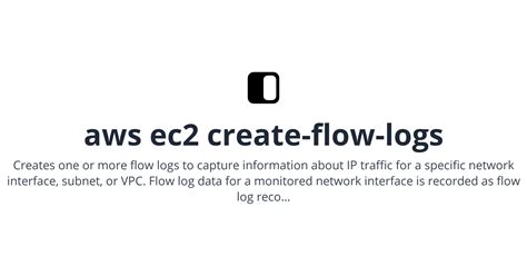 Aws Ec2 Create Flow Logs Fig