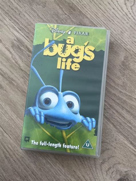 Disney Pixars A Bugs Life Vhs Video Tape In Original Case Vgc £099