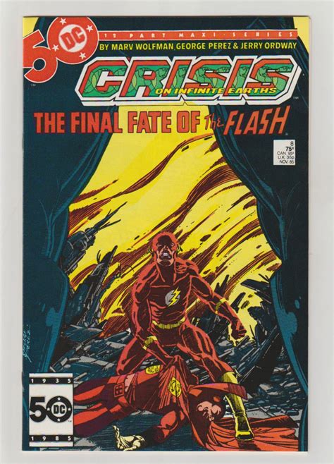 Crisis On Infinite Earths Vol 1 8 Copper Age Comic Book Nm 92