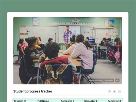 Student Progress Tracker Free Craft Templates