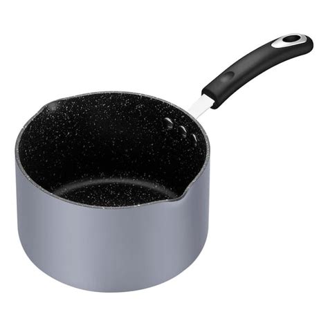 Ozeri All In One Stone Qt Aluminum Ceramic Nonstick Saucepan And Cooking Pot In Granite
