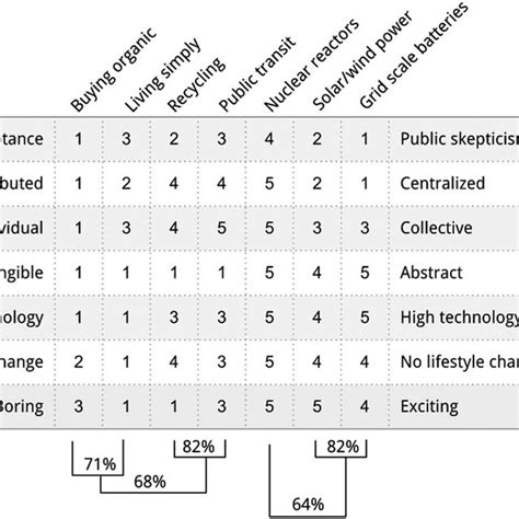 Pragmatic Reformer Respondent 3 Repertory Grid Cluster Analysis