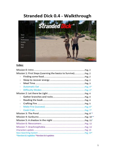 Walkthrough Stranded Dick 04 Pdf Art Self Improvement