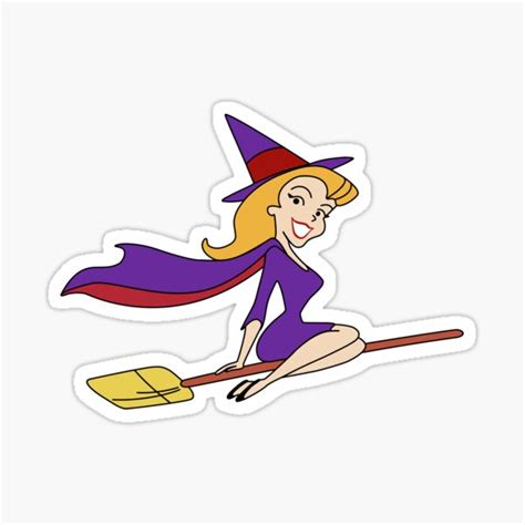 Samantha Witch Bewitched Sticker For Sale By Nerdyottercraft