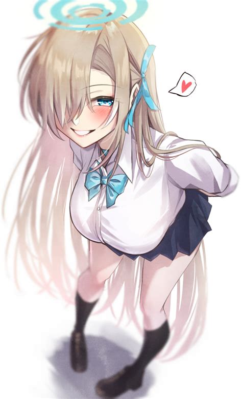 Safebooru 1girl Absurdres Asuna Blue Archive Blonde Hair Blue