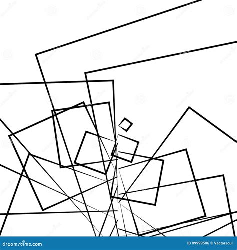 Random Intersecting Lines Abstract Pattern Texture Geometric Stock Vector Illustration Of