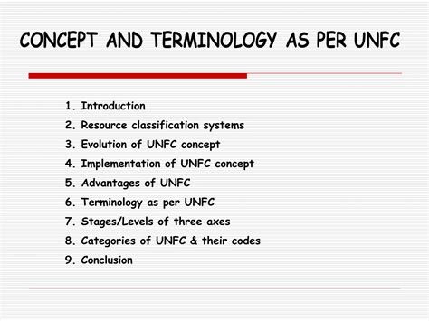 Unfc Concept And Teminologyppt