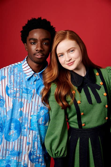 Caleb Mclaughlin And Sadie Sink Entertainment Weekly Photoshoot