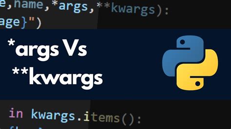 Args And Kwargs In Python Pass Many Arguments To A Function In Python Youtube