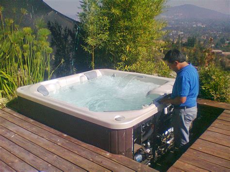 Installation Of Outdoor Hot Tubs Web Of Hydromassage