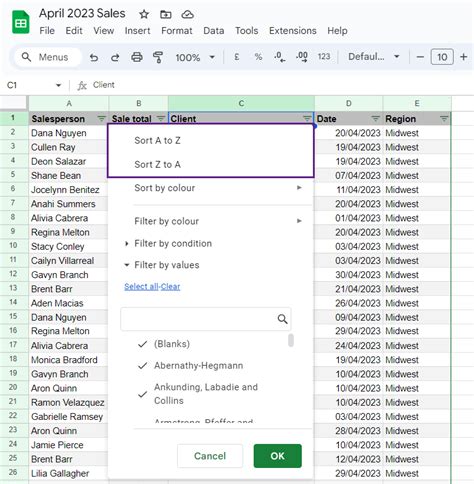 How To Sort In Google Sheets Kanbanchi How To Sort In Google Sheets Kanbanchi