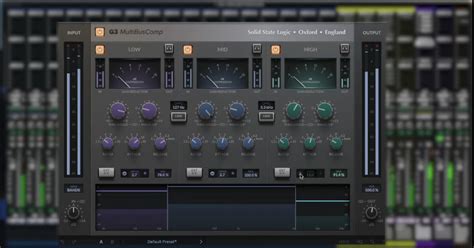 Solid State Logic Bus Compressor Goes Multiband Musicsoundtech