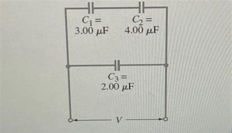 Solved If V 17 V Is Applied Across The Whole Network Figure Chegg