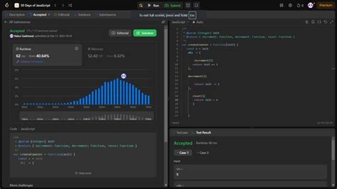 leetcode coding javascript problemsolving 30daysofcode nakul