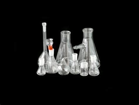 Premium Photo Glass Volumetric Flask Erlenmeyer Flasks Laboratory For