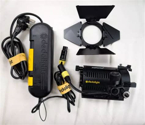 Dedo Dedolight Dlh4 Complete With Dimmable Power Supply Barn Doors