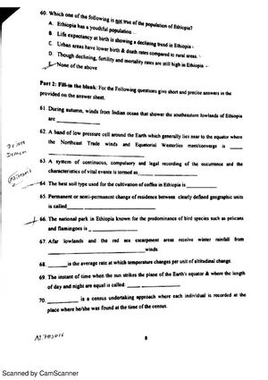 Geography Remedial Module For Grade 12 Students Pre University