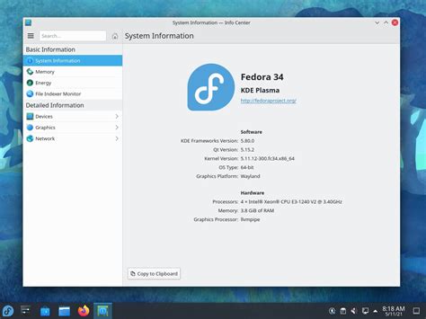 Voorloper Linux Fedora 34 Pipewire Ct