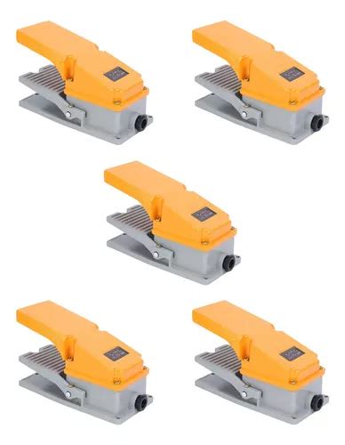 Interruptor De Pedal Lt4 Con Carcasa De Aluminio 5 Unidades Envío Gratis