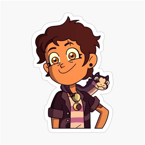 Luz Noceda And Stringbean The Owl House Sticker For Sale By