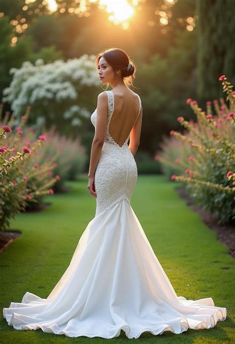 Stunning Wedding Dress Low Back Options