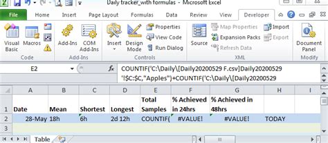 Vba Replace All Different Dates In A Formula With Yesterdays Date In