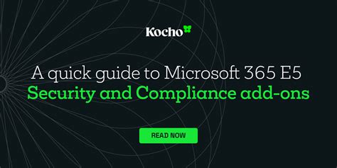 A Guide To Microsoft 365 E5 Security And Compliance Add Ons