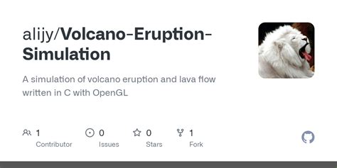 GitHub Alijy Volcano Eruption Simulation A Simulation Of Volcano