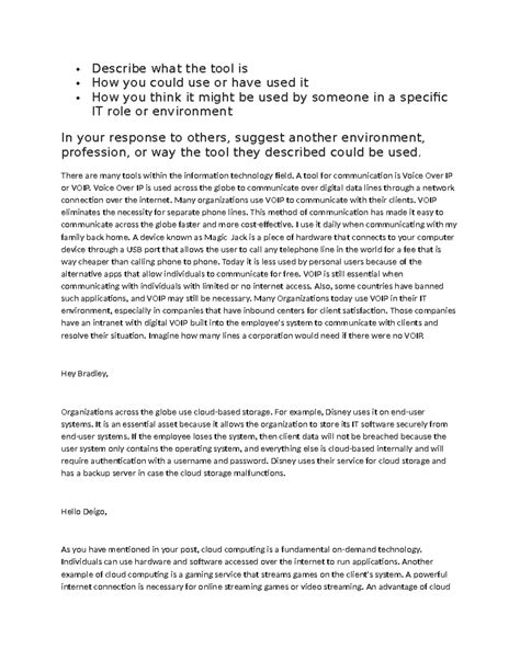 5 1 Discussions Discusssion Assignment Describe What The Tool Is How You Could Use Or Have