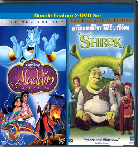 2 Dvd Pack Aladdin And Shrek By Jack1set2 On Deviantart