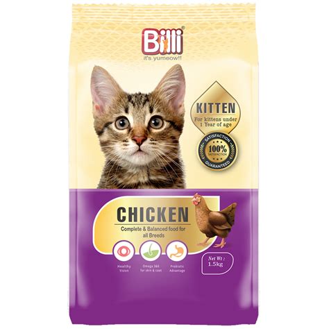 Billi Kitten Chicken Cat Food Taiyo Feed Mill Limited