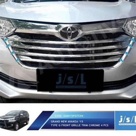 Promo Grand All New Avanza Xenia List Grill Depan Front Grill Chrome 4
